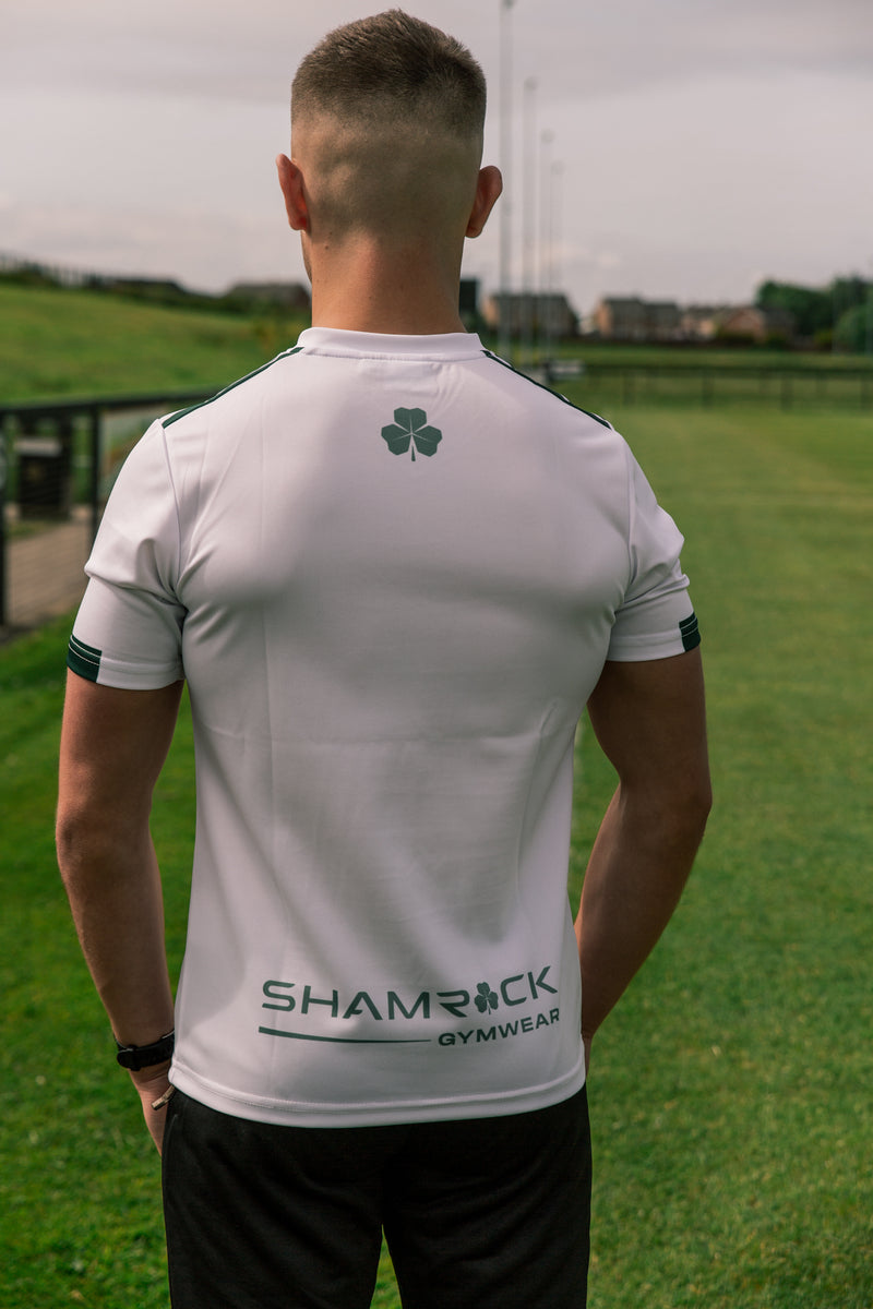 Shamrock Green/White Short Sleeve Top – Shamrock Gymwear